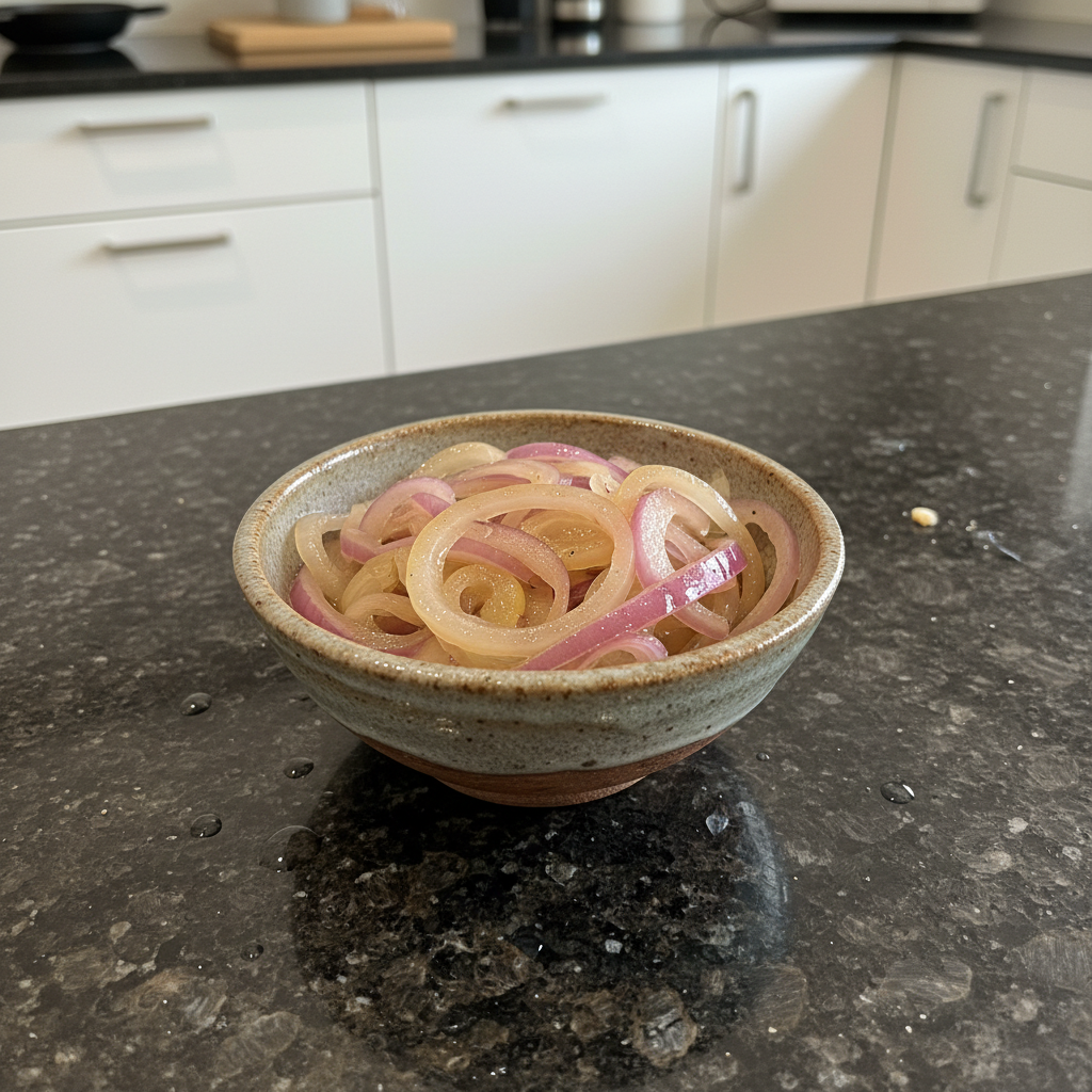 Spicy Fermented Onions